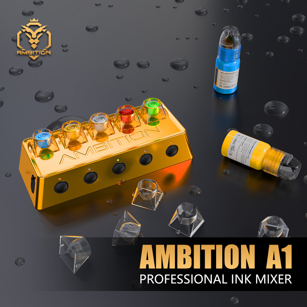 Precision Mixing for Flawless Ink: Ambition's Tattoo Pigment Vortex Mi