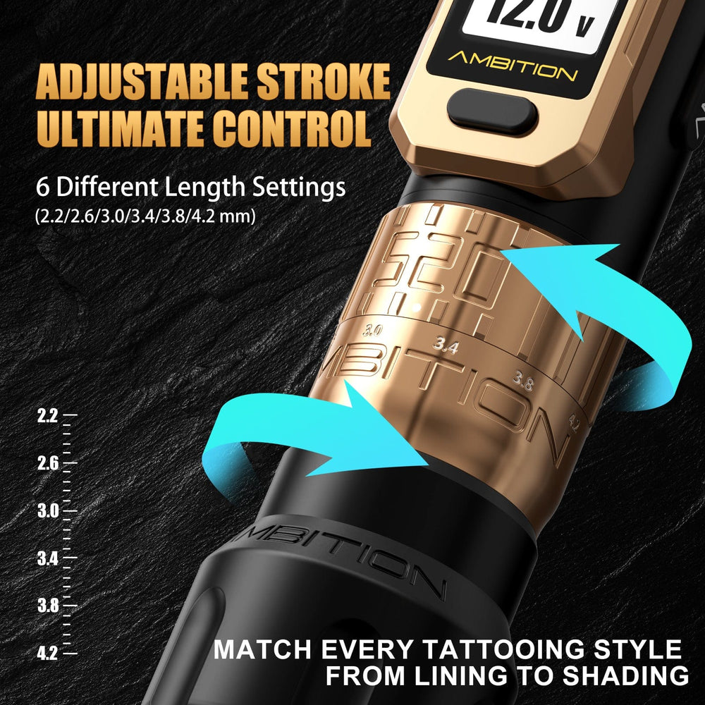 Ambition Soldier Pro 520 Wireless Tattoo Pen Machine