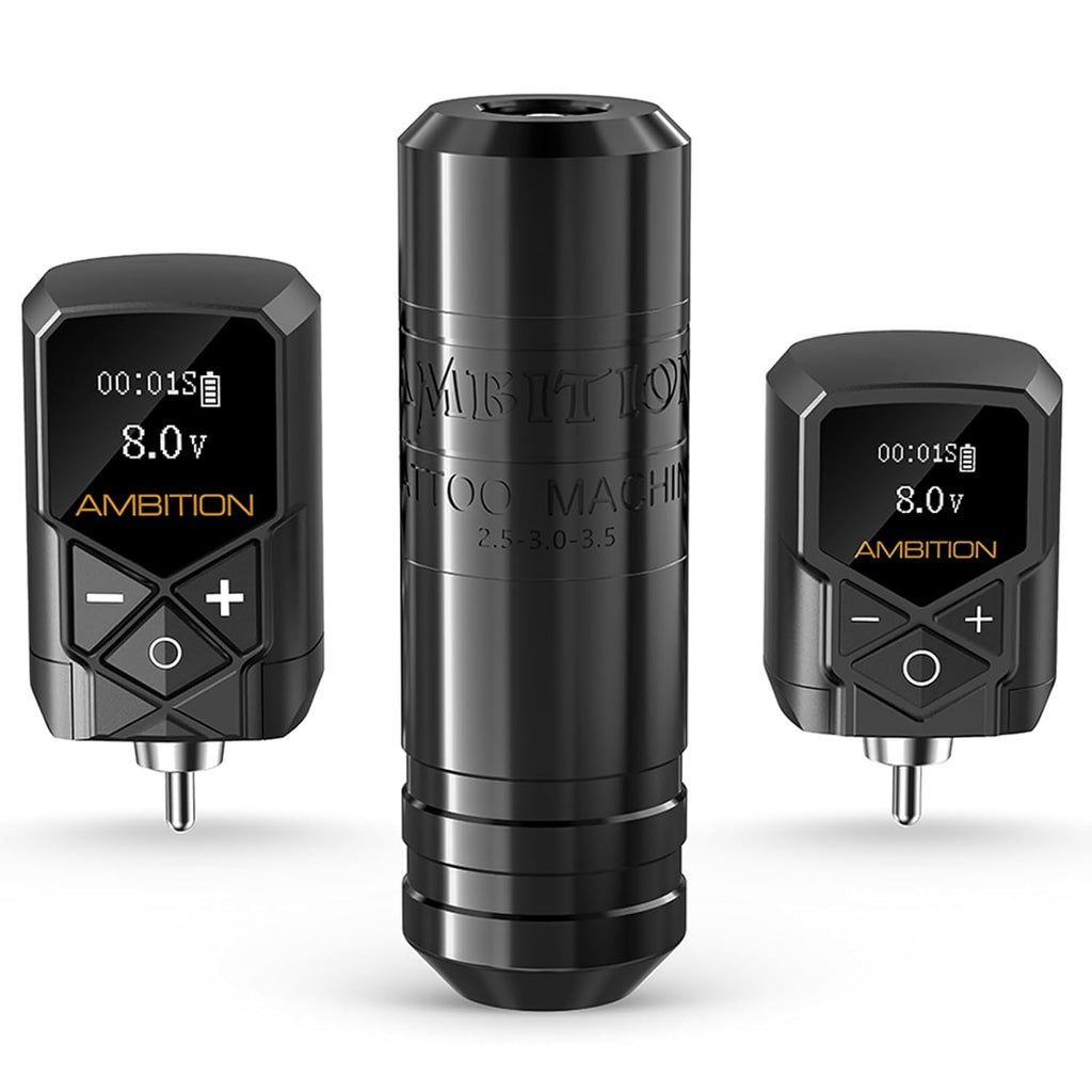 Ambition Wireless Tattoo Pen Machine 2.5-3.5MM Strokes Length | Torped